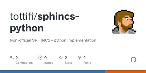 GitHub Tottifi Sphincs Python Non Official SPHINCS Python Implementation