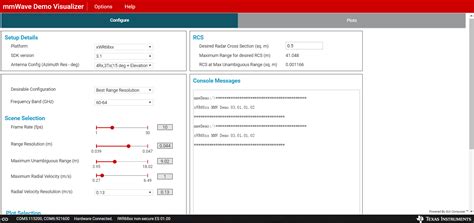 mmWave Demo Visualizer按说明连接后未能获取数据 其它模拟产品 Read Only 存档论坛 E2E 设计支持