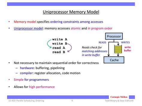 Ppt Parallelism Memory Consistency Models And Scheduling Todd C Mowry And Dave Eckhardt