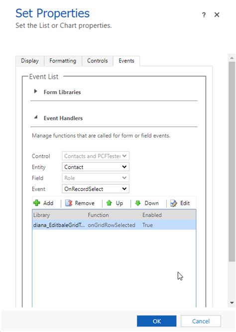 Disable Cells Using Power Apps Grid Customizer Control Espc