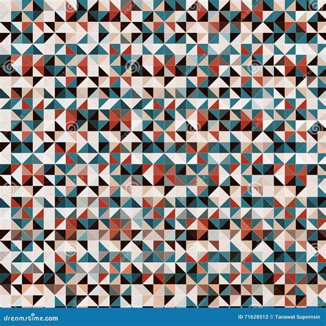 Abstract Geomatics Triangle Block Pattern Wallpaper Royalty Free Stock Image