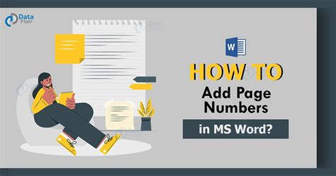 How To Add Page Numbers In Word DataFlair