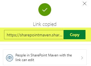 How Share And Copy Link Work In SharePoint And OneDrive SharePoint Maven