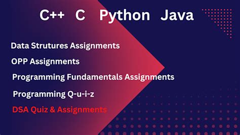 Do Java Python Cpp And Data Structure Programs By Shinpei345 Fiverr