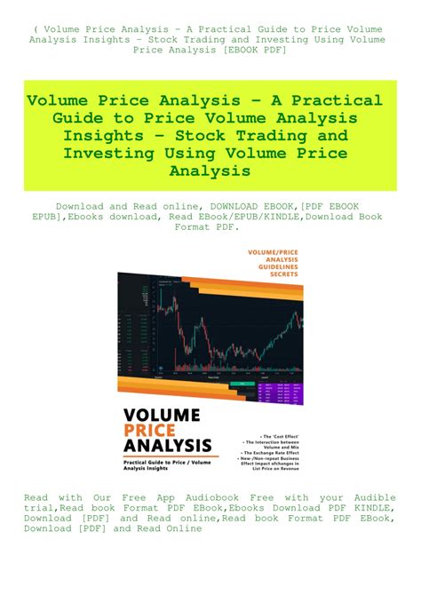 Ppt Book Volume Price Analysis A Practical Guide To Price