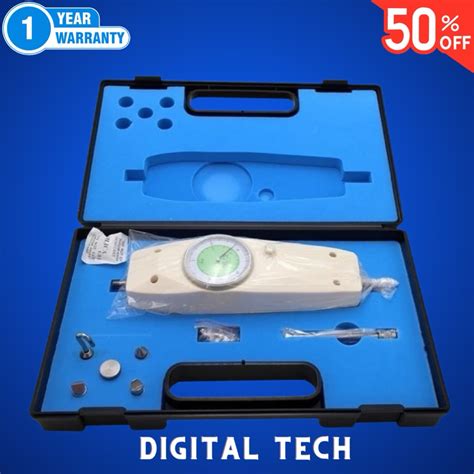 Jual Nk 100 100n Push Pull Force Meter Analoge Gauge Test Kuat Tarik