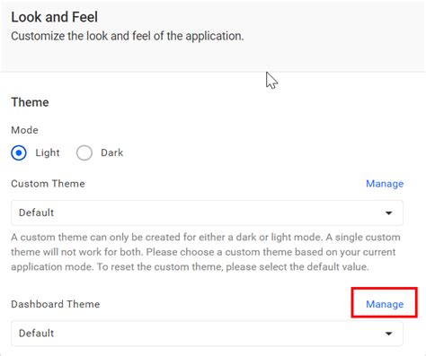 Look And Feel Settings For Dashboards And Apps Cloud Bold Bi Docs