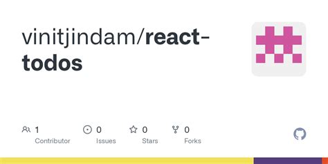 Github Vinitjindamreact Todos