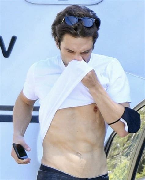 Ben Barnes Bucky Barnes James Barnes Sebastian Stan Shirtless