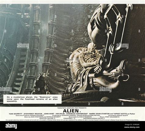 Alien 20th Century Fox 1979 Starring Sigourney Weaver Tom Skerritt