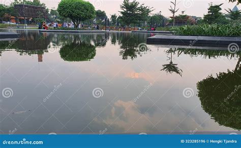 East Jakarta Indonesia January 1st 2024 In Front Of Keong Emas At