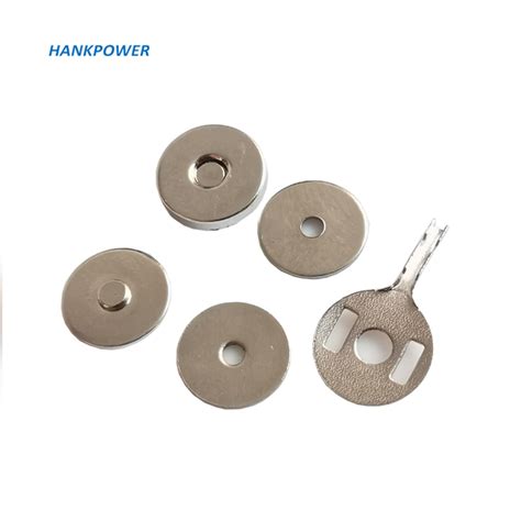Magnetic Ecg Snap Buttons 10mm Brass Connectors For