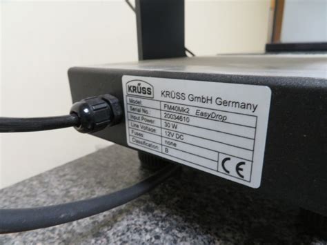 Kruss Fm40mk2 Easy Drop Goniometer Drop Shape Analyzer Bullseye
