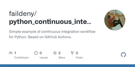 Github Faildenypythoncontinuousintegration Simple Example Of