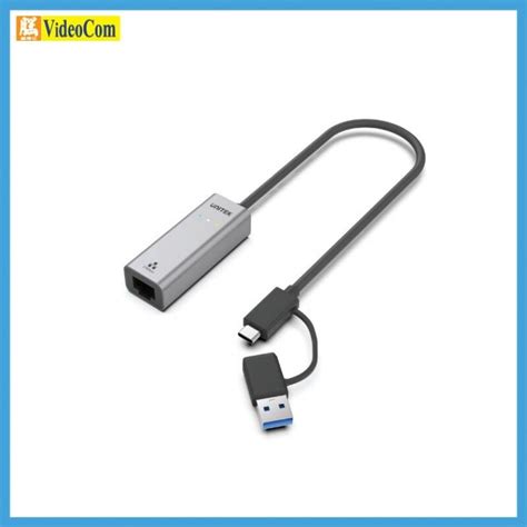 Unitek U1313c Usb C To 2 5g Ethernet Adapter With Usb A Adapter Space Grey 原裝行貨 4894160048905