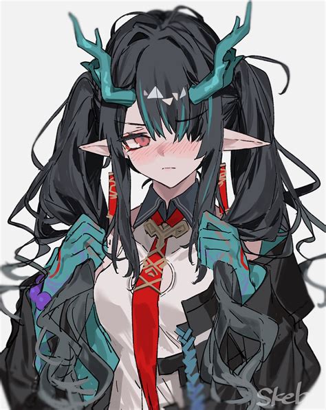 Dusk Arknights Drawn By Aogisa Danbooru