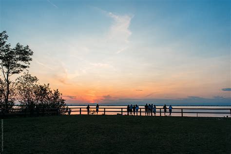 Beautiful Sunset At A Lake By Stocksy Contributor Lea Csontos Stocksy