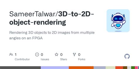 Github Sameertalwar3d To 2d Object Rendering Rendering 3d Objects