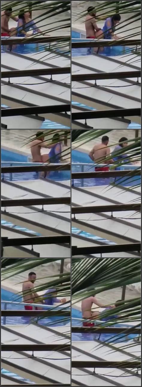 Neighbors Having Sex In Their Private Swimming Pool VoyeurPapa