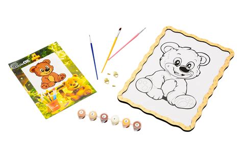 Розмальовка Ведмедик купити в Україні • Puzzleok