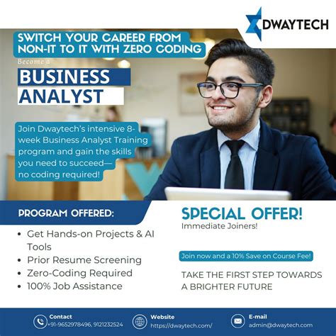 Businessanalyst Dwaytech Careerswitch Nocoding Techcareers Trainingprogram Specialoffer