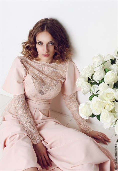 Нежно розовое платье в интернет магазине на Ярмарке Мастеров Орехово Зуево доставка по