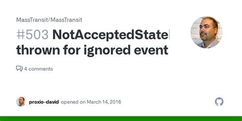 notacceptedstatemachineexception thrown for ignored event · issue 503