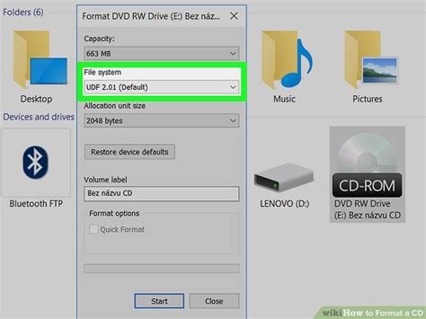 Easy Ways To Format A CD With Pictures WikiHow