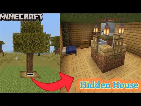 How To Build A Modern Secret Base In Minecraft Hidden House Build Easy
