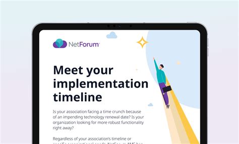 Meet Your Implementation Timeline Netforum Resources