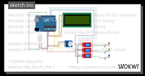 Project 20 Lcd Rtc Dht Wokwi Esp32 Stm32 Arduino Simulator
