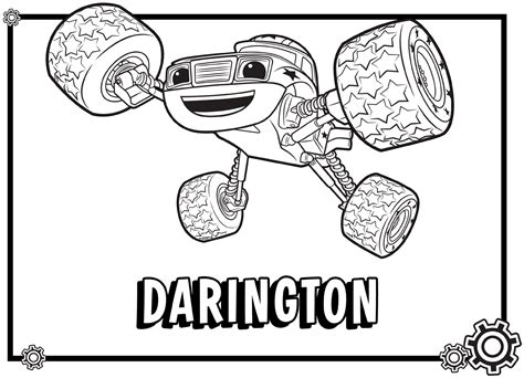 Coloring Pages Of Blaze And The Monster Machines