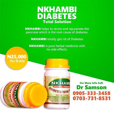 Nkhambi Diabetes Total Solution The Nation Newspaper