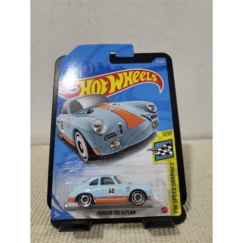 Hot Wheels Porsche 356 Outlaw Gulf Shopee Malaysia
