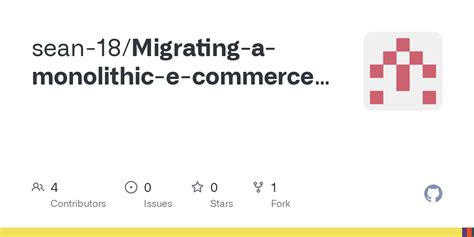 Github Sean 18migrating A Monolithic E Commerce Application To A