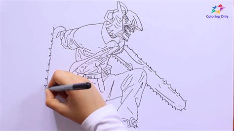 How To Draw Chainsaw Man Step By Step Tutorial How To Draw Chainsaw Man Step By Step Tutorial