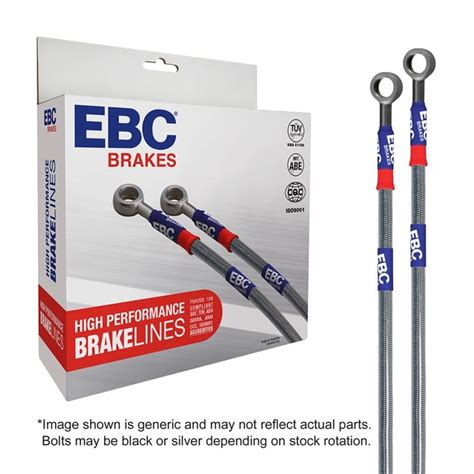 Ebc 84 86 Ford Mustang Svo 3rd Gen 23t Stainless Steel Brake Line