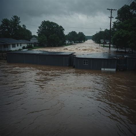 Heavy Rainfall Leads To Catastrophic Urban Flooding With Streets And