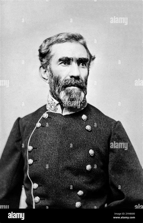 Braxton Bragg Half Length Portrait Facing Right Circa 1861