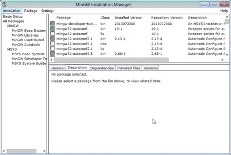 Windows How Can I Diagnose Debug Mingw Get Gui Guimainexe