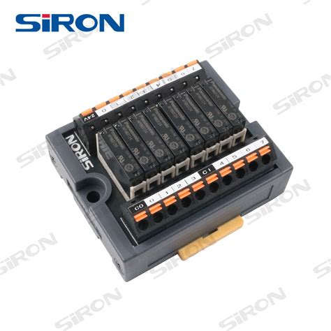 Siron Y410 At Pluggable 8 Bit Relay Module DC24V PLC Microcontroller Development Board