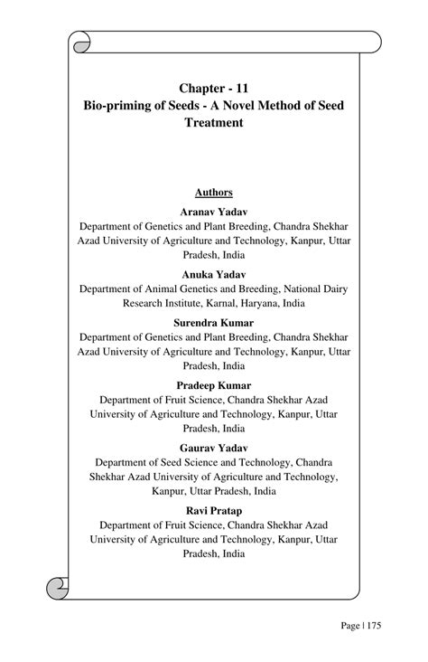 Pdf Bio Priming Of Seeds A Novel Method Of Seed Treatment