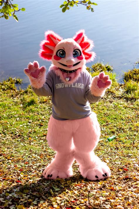 Red Axolotl Fursuit