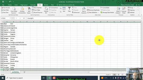 Excel Part 21 How To Remove Duplicate Values In Excel Youtube