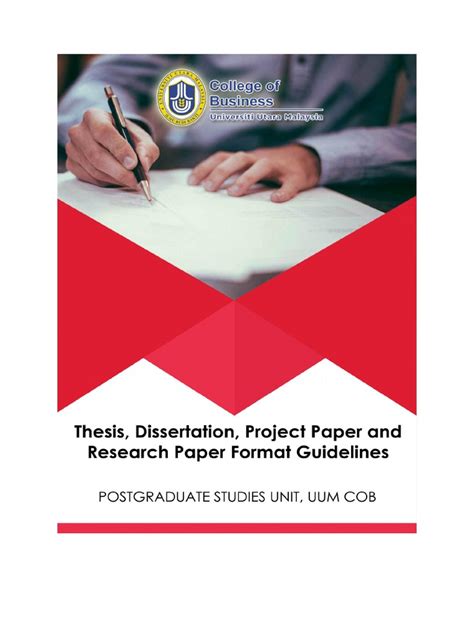 Thesis Guidelines 18mac2021 Update Pdf Thesis Written Communication