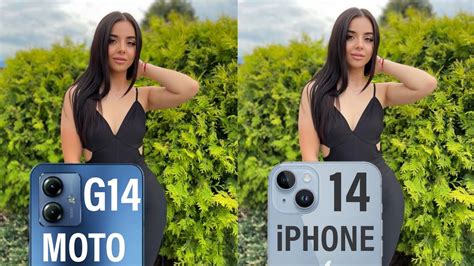 Moto G14 Vs Iphone 14 Camera Test Comparison Youtube