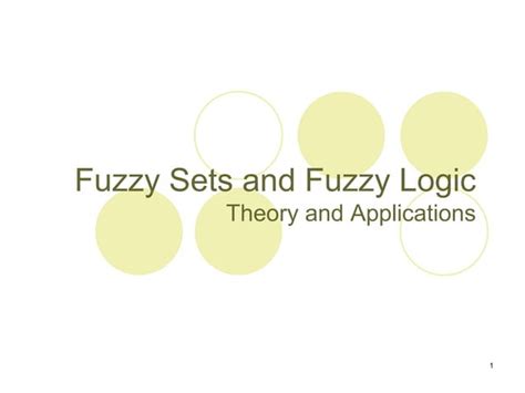 Fuzzy Setspptx Master Ob Artificial Intelligence Pptx