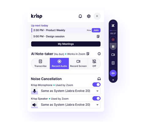 Krisp Noise Cancellation