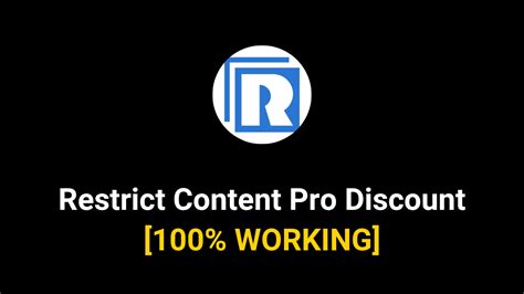 Restrict Content Pro Discount August 2025 Save 40 Off