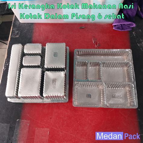 Mika Sekat 6 Nasi Kotak Dalam Pisang Medan Pack